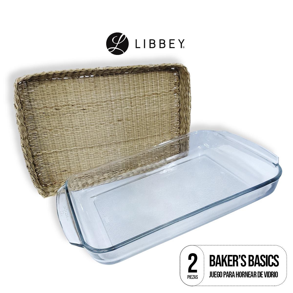 REFRACTARIO DE VIDRIO CON BASE 2 PZ