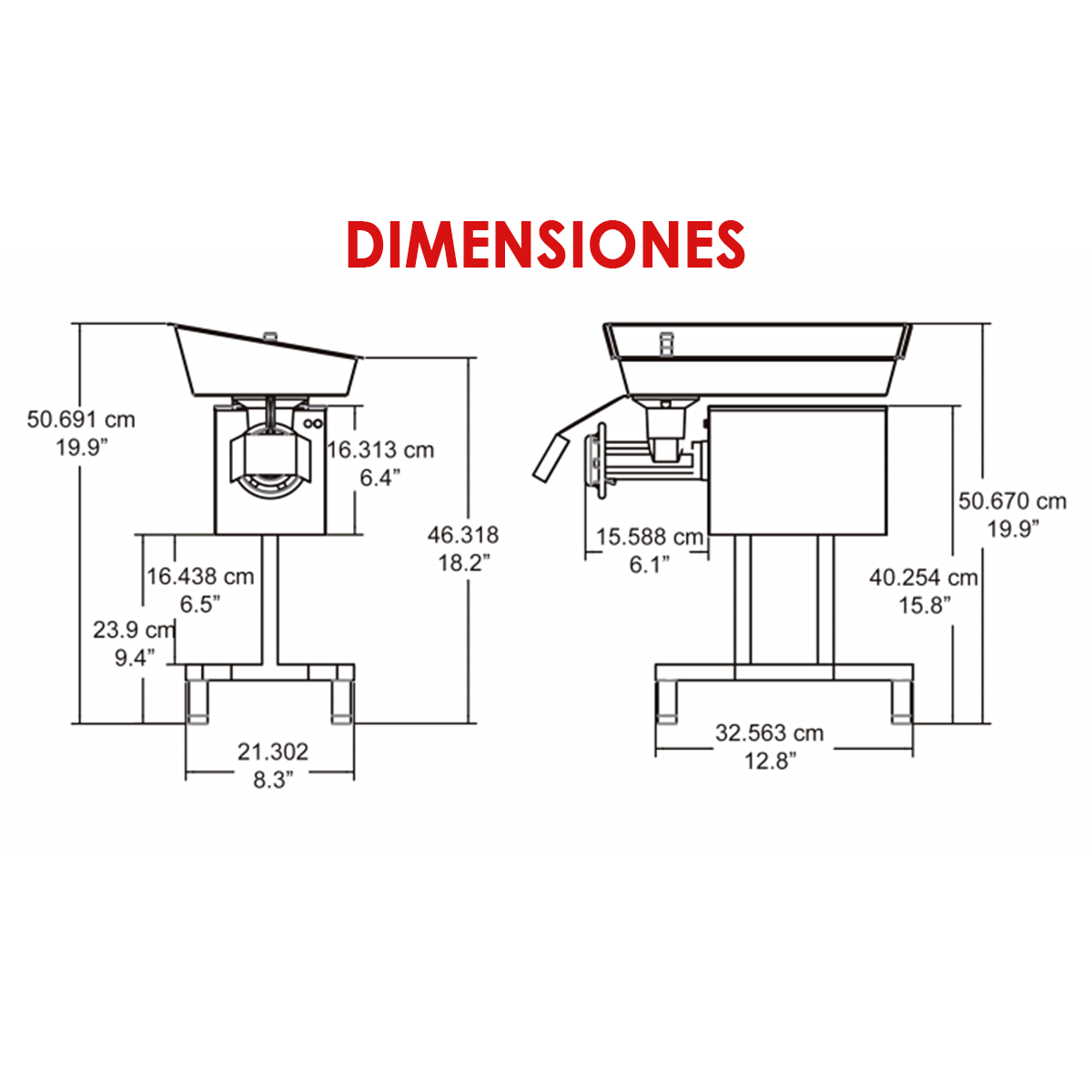 MOLINO INDUSTRIAL DE 5 HP - 29 KG MOLIENDA