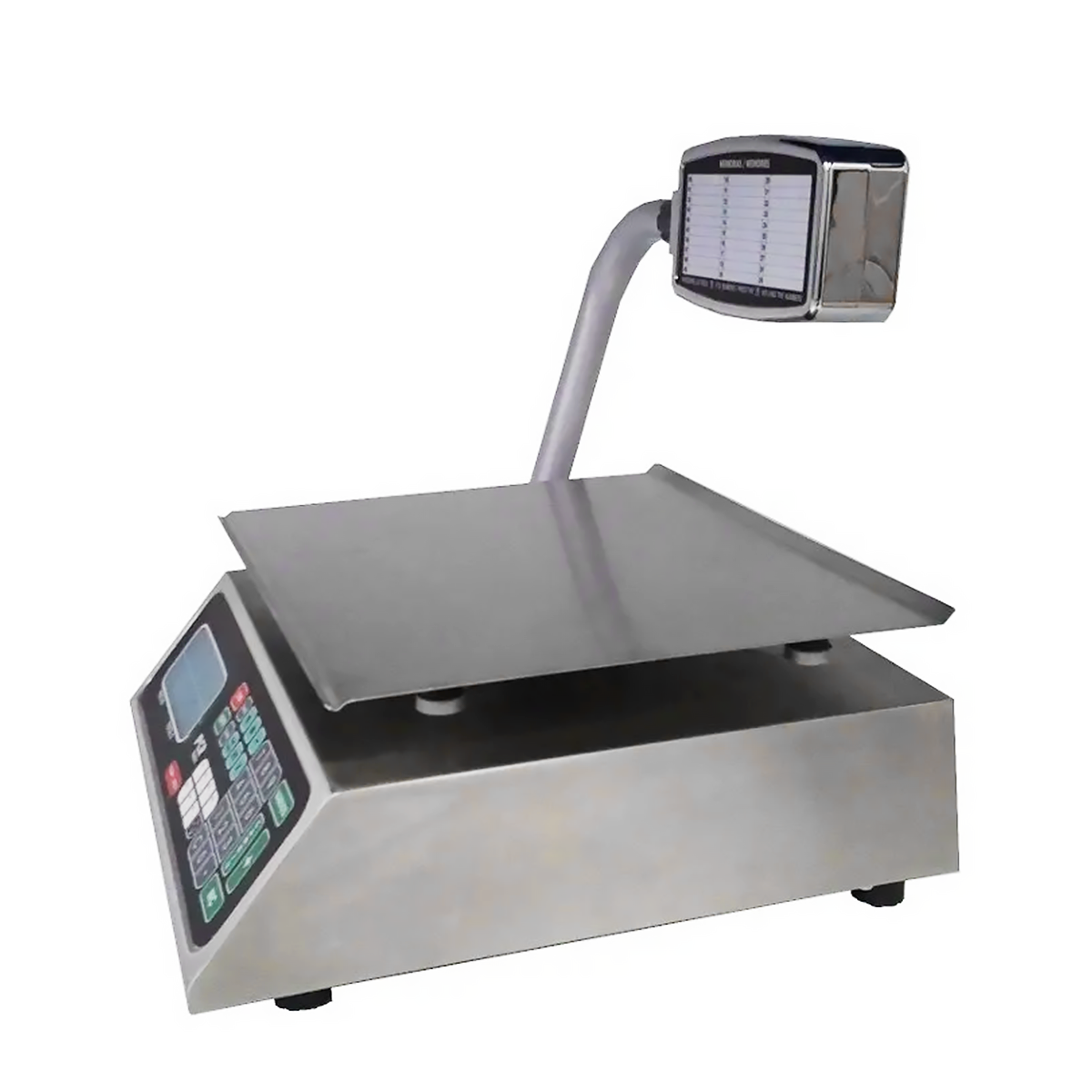 BÁSCULA COMERCIAL 40 KG DE ACERO INOXIDABLE
